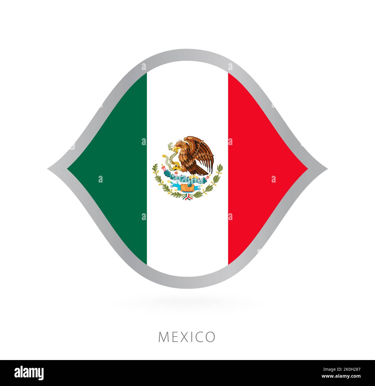 Mexico national team flag in style for international basketball ...