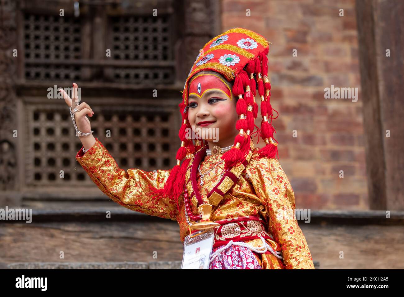 Kumari Puja Festival Celebrated in Kathmandu Durbar Square on the ...