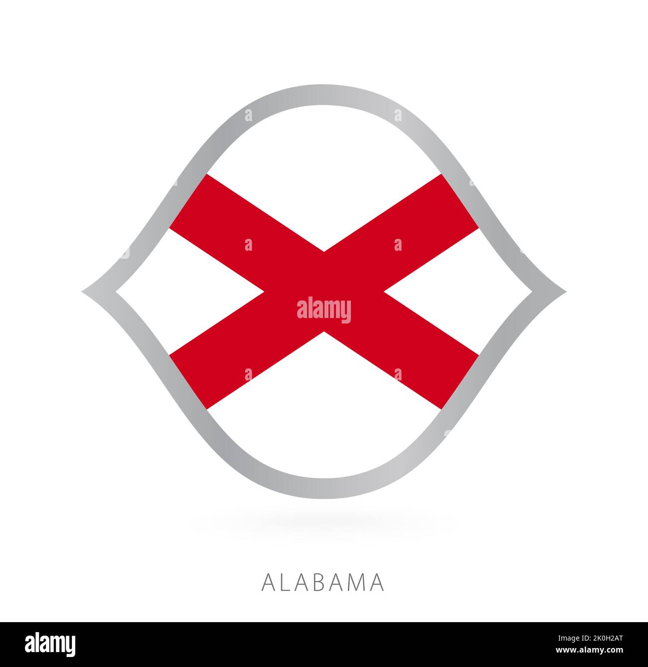Alabama national team flag in style for international basketball ...