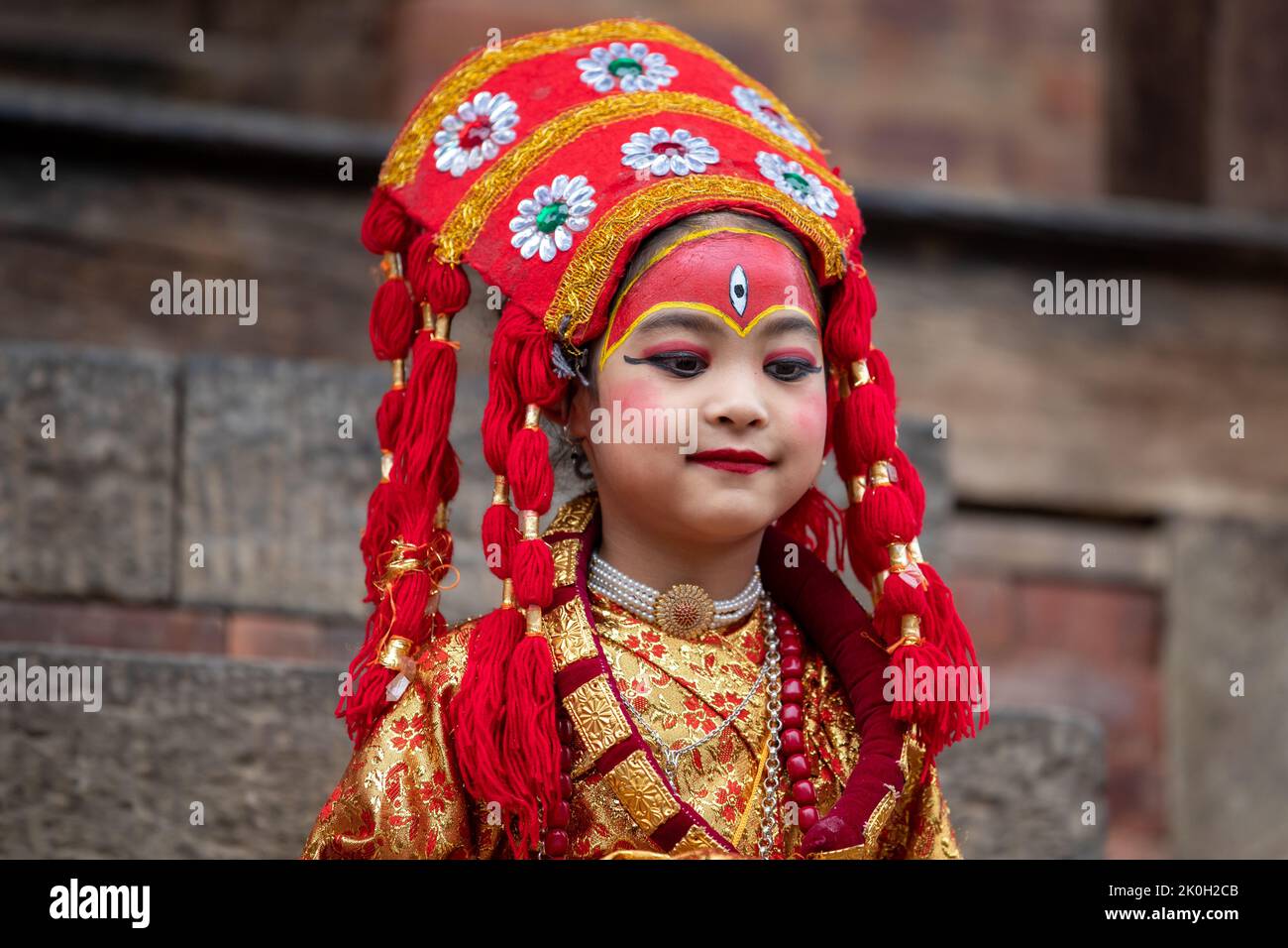 Kumari Puja Festival Celebrated in Kathmandu Durbar Square on the ...