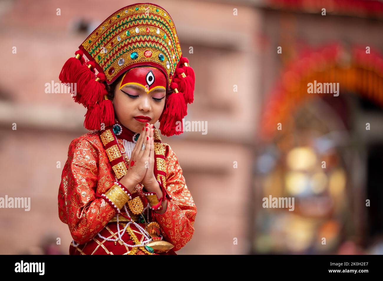 Kumari Puja Festival Celebrated in Kathmandu Durbar Square on the ...