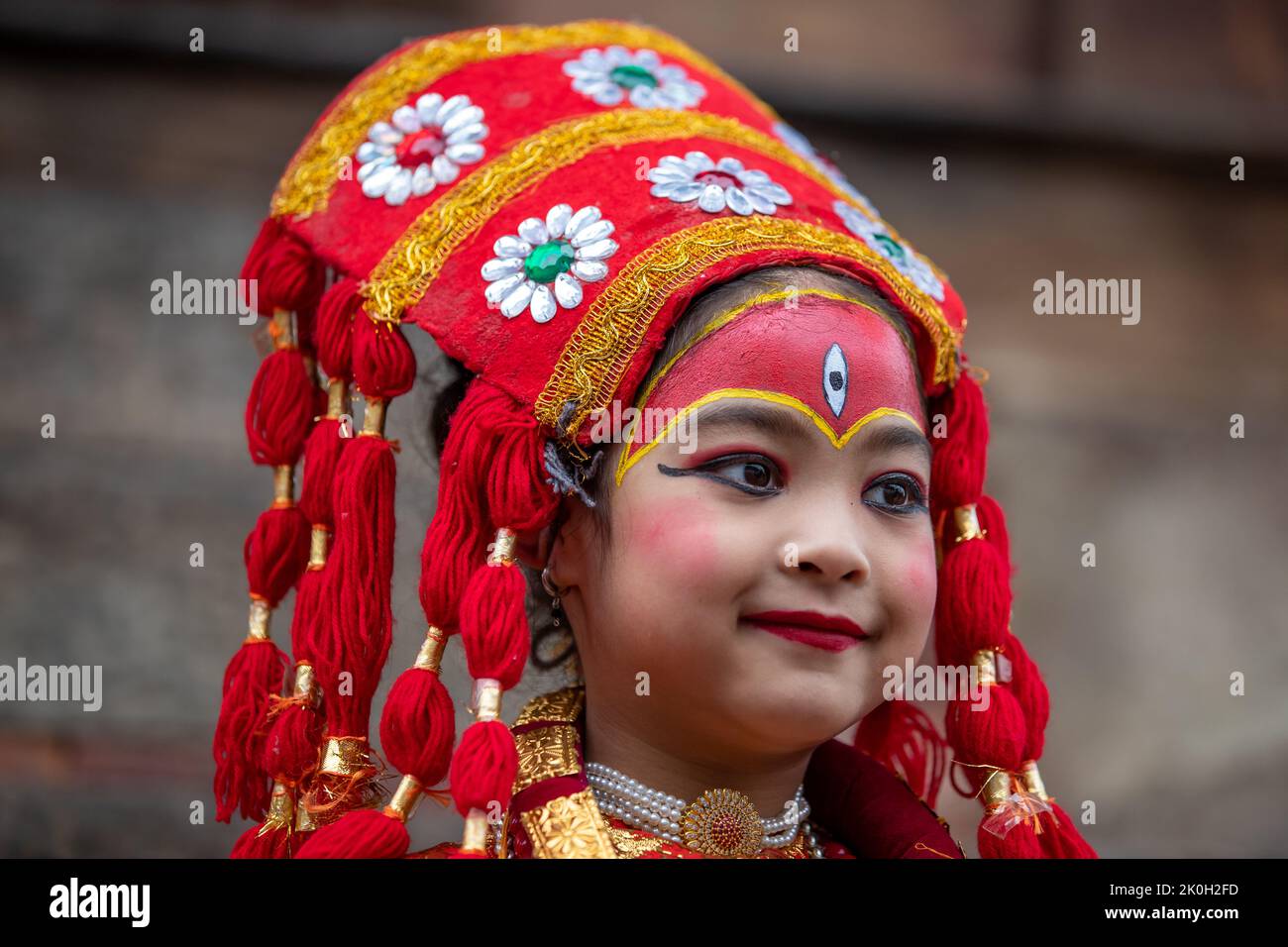 Kumari Puja Festival Celebrated in Kathmandu Durbar Square on the ...