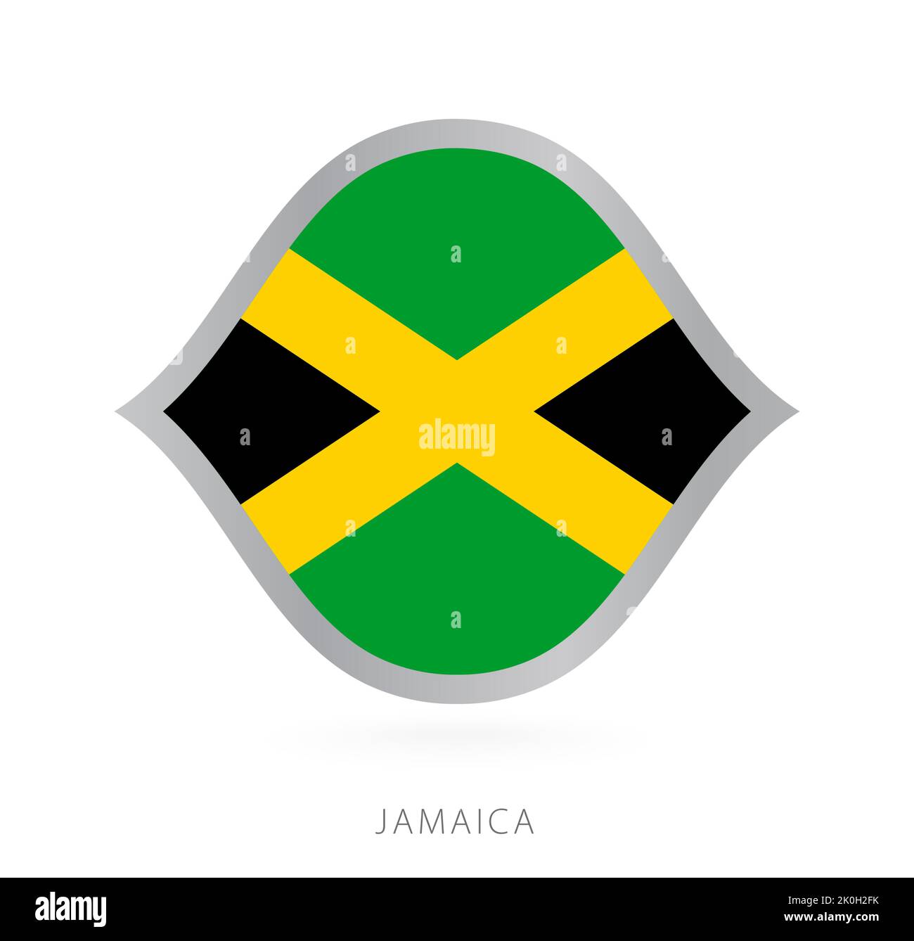 Jamaica national team flag in style for international basketball ...