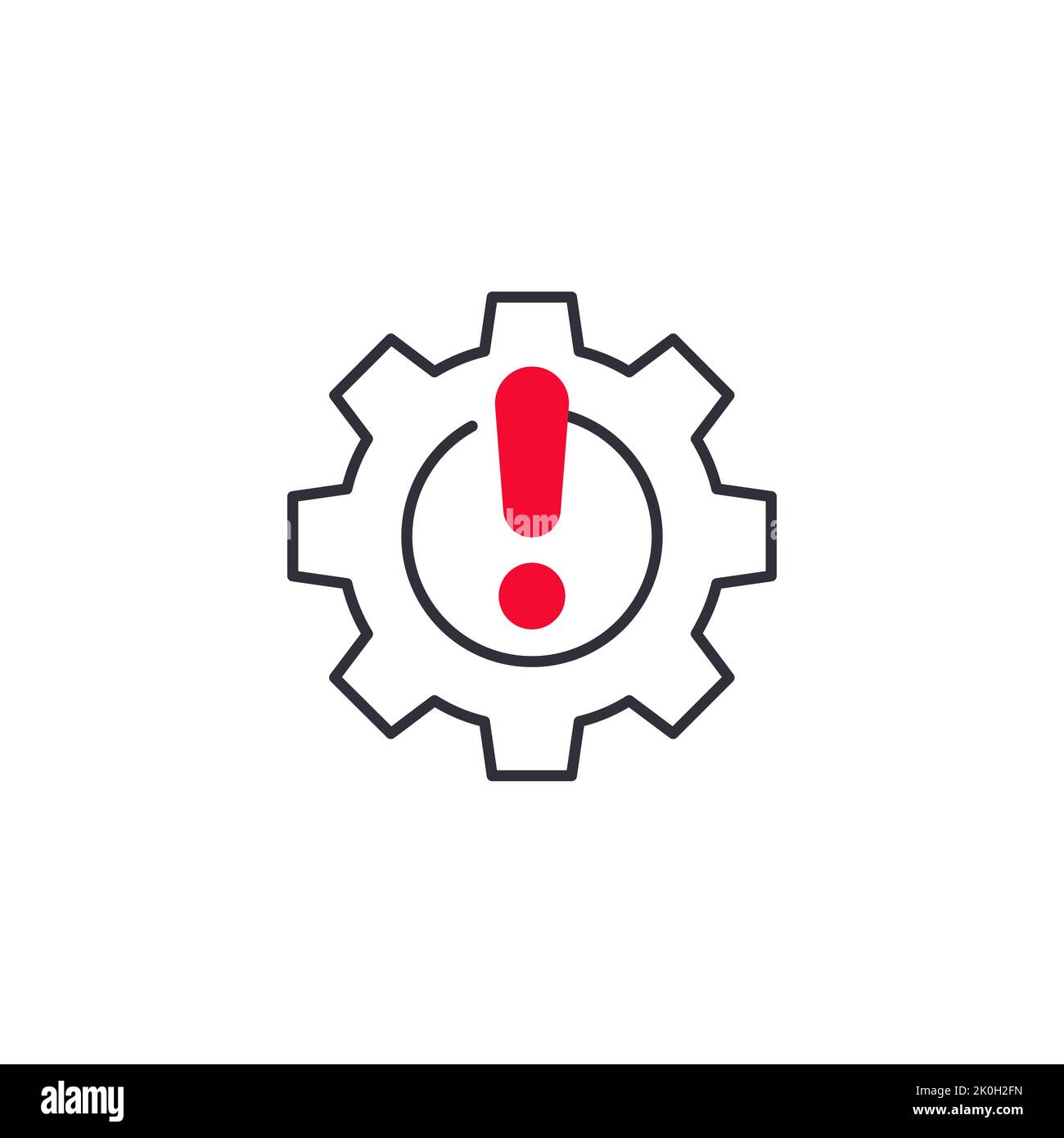 Error in process icon hi-res stock photography and images - Alamy