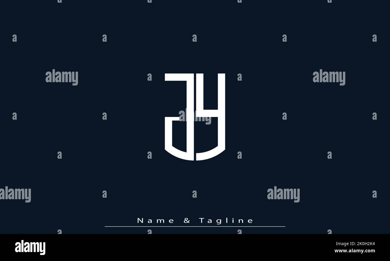 Alphabet letters Initials Monogram logo JY , YJ Stock Vector Image ...