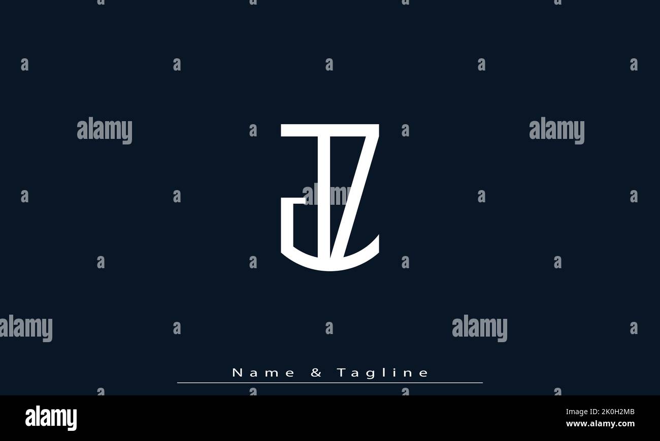 Alphabet letters Initials Monogram logo JZ , ZJ Stock Vector Image ...
