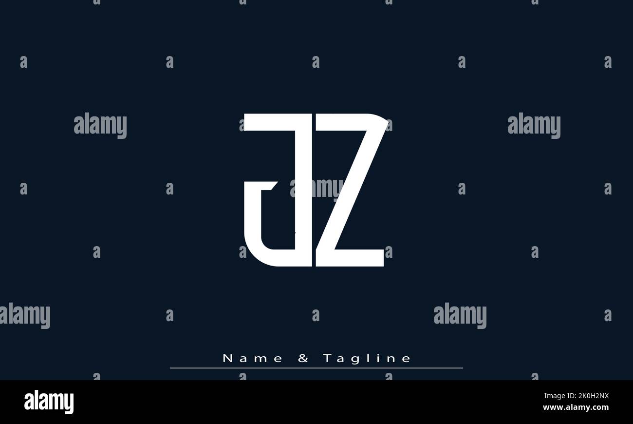 Alphabet letters Initials Monogram logo JZ , ZJ Stock Vector Image ...
