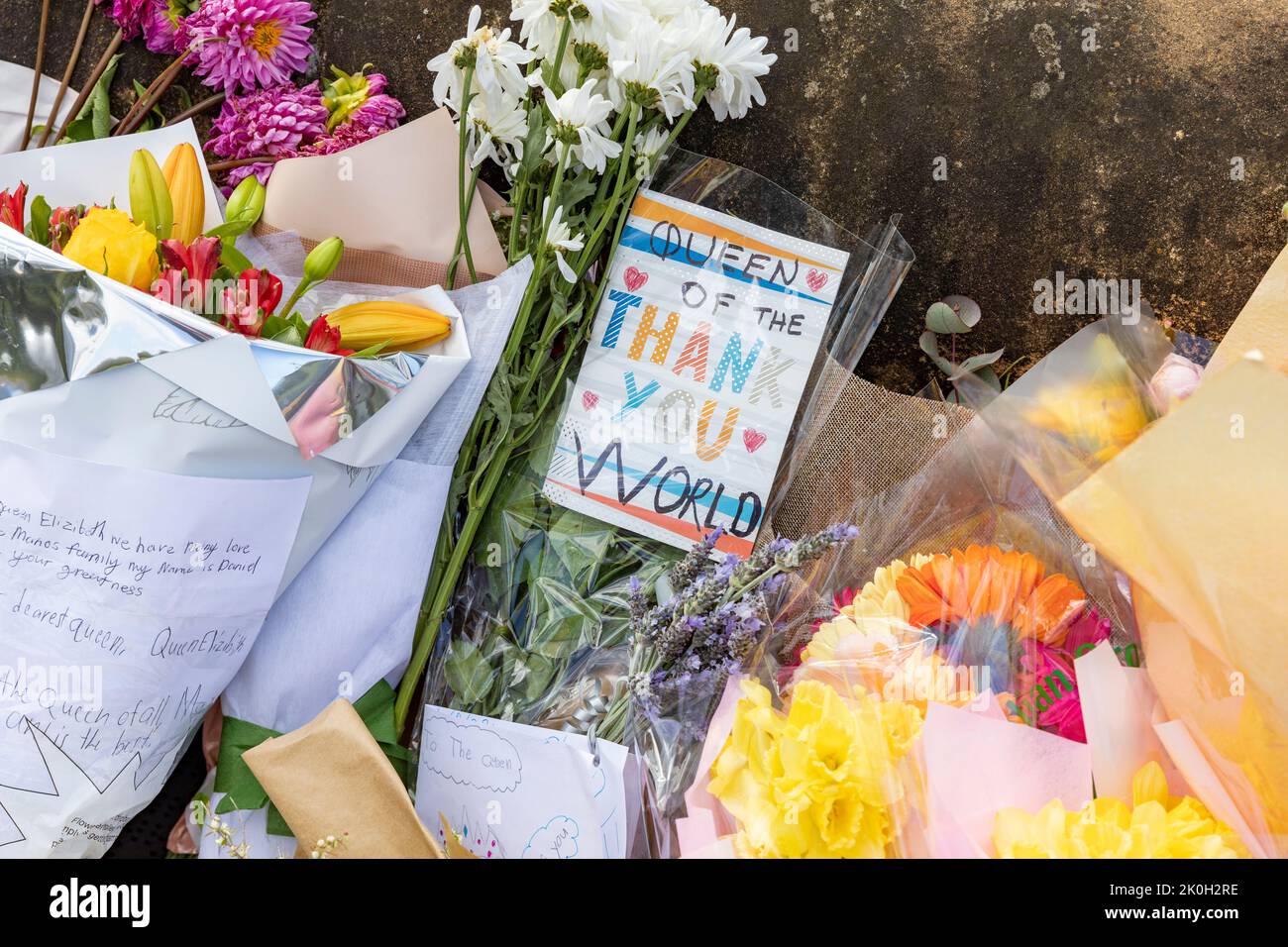 Thank you card queen elizabeth hi-res stock photography and images - Alamy