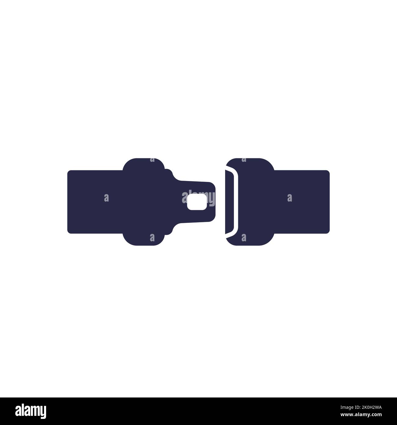 seat belt icon on white Stock Vector Image & Art - Alamy