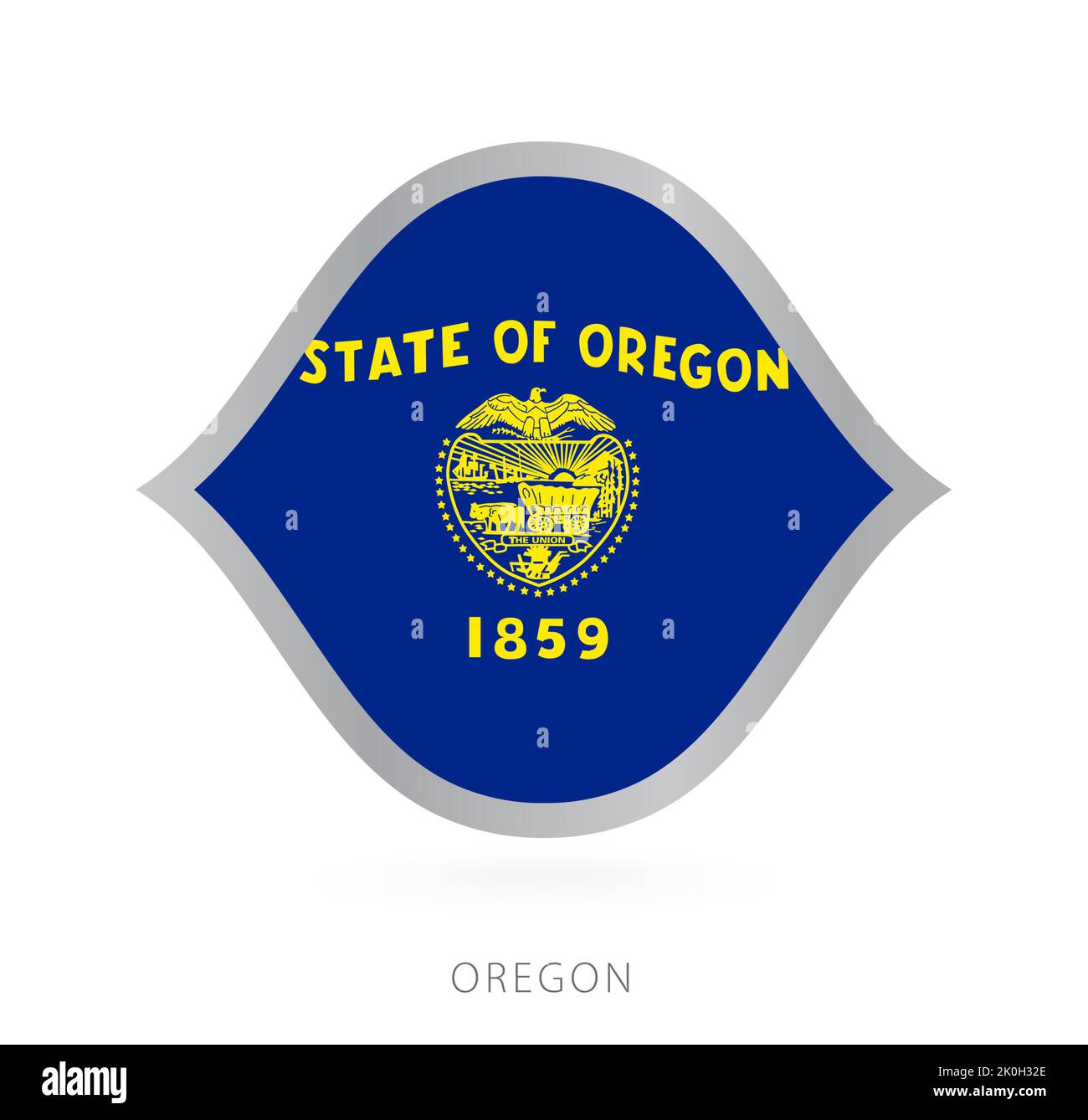 Oregon national team flag in style for international basketball ...