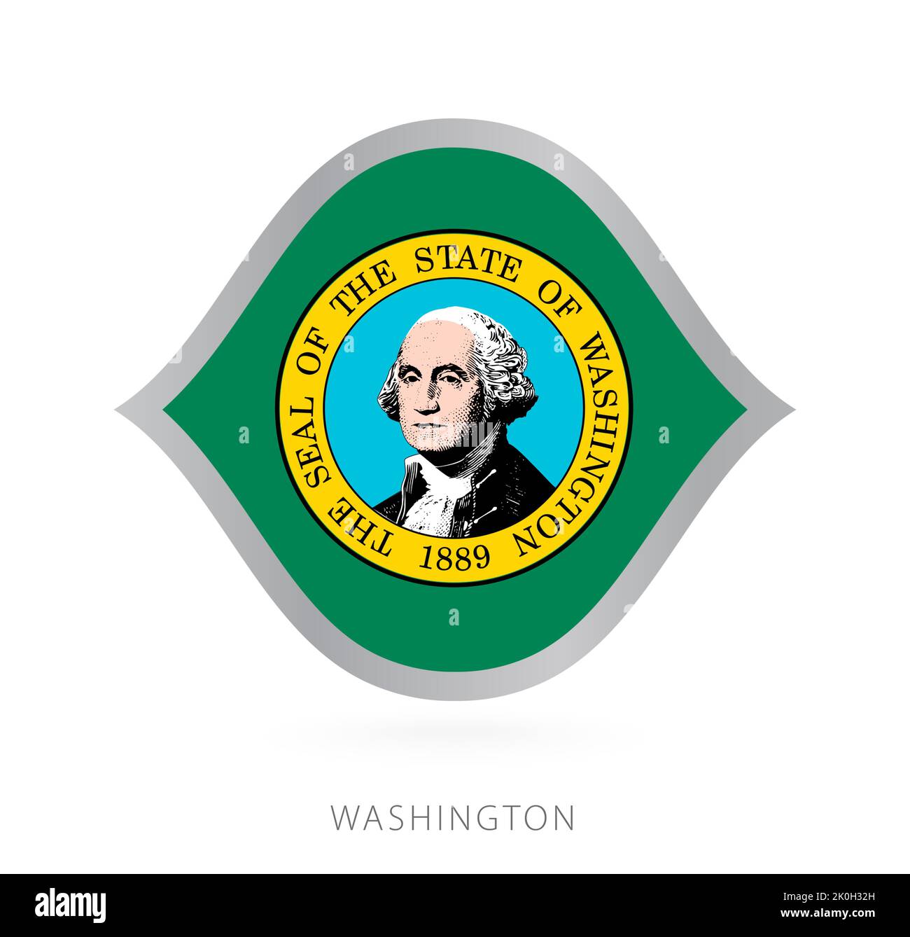 Washington national team flag in style for international basketball ...
