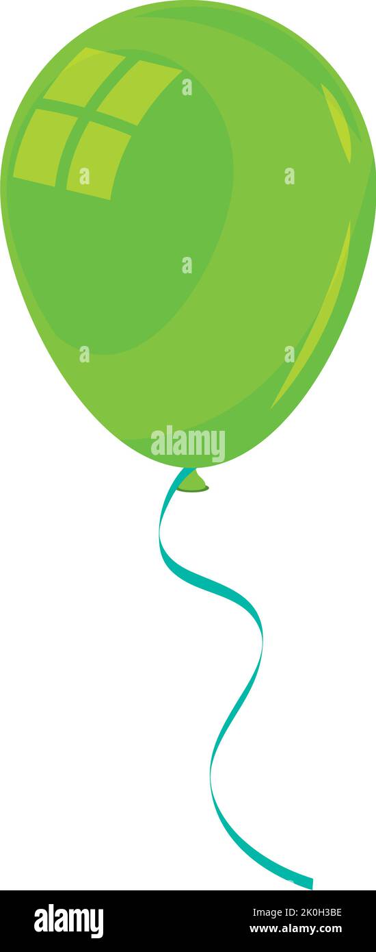 green balloon icon Stock Vector Image & Art - Alamy