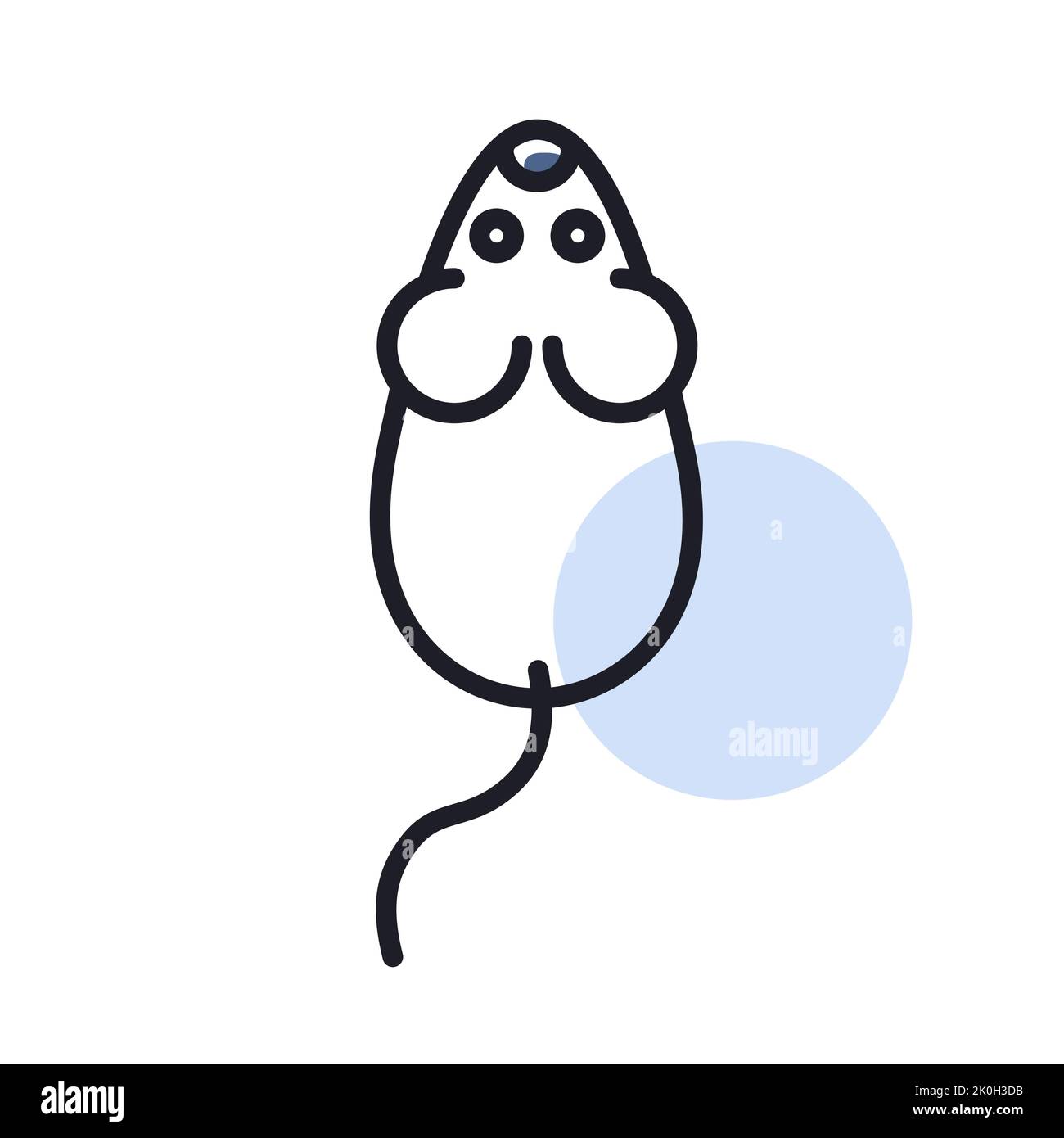 Mouse vector isolated icon. Pet animal sign. Graph symbol for pet and ...