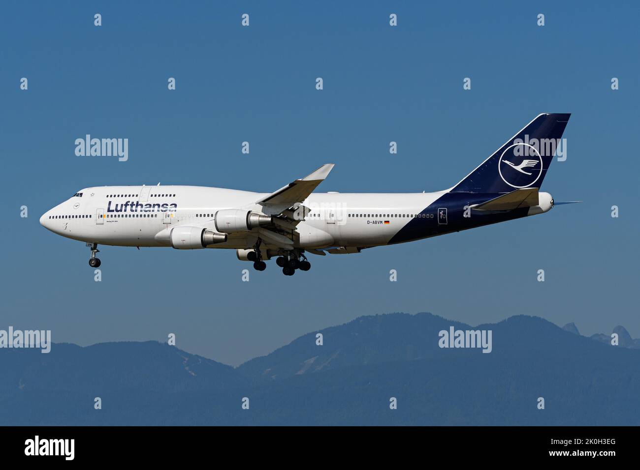 Richmond, British Columbia, Canada. 10th Sep, 2022. A Lufthansa Boeing ...