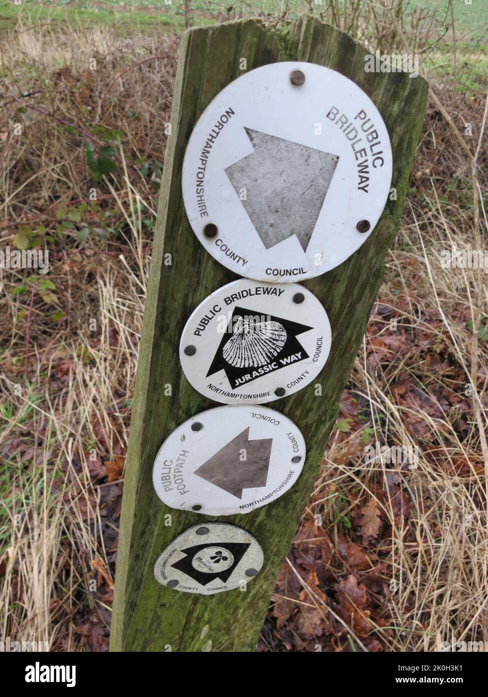 The Jurassic Way Long-distance trail. England. UK Stock Photo - Alamy