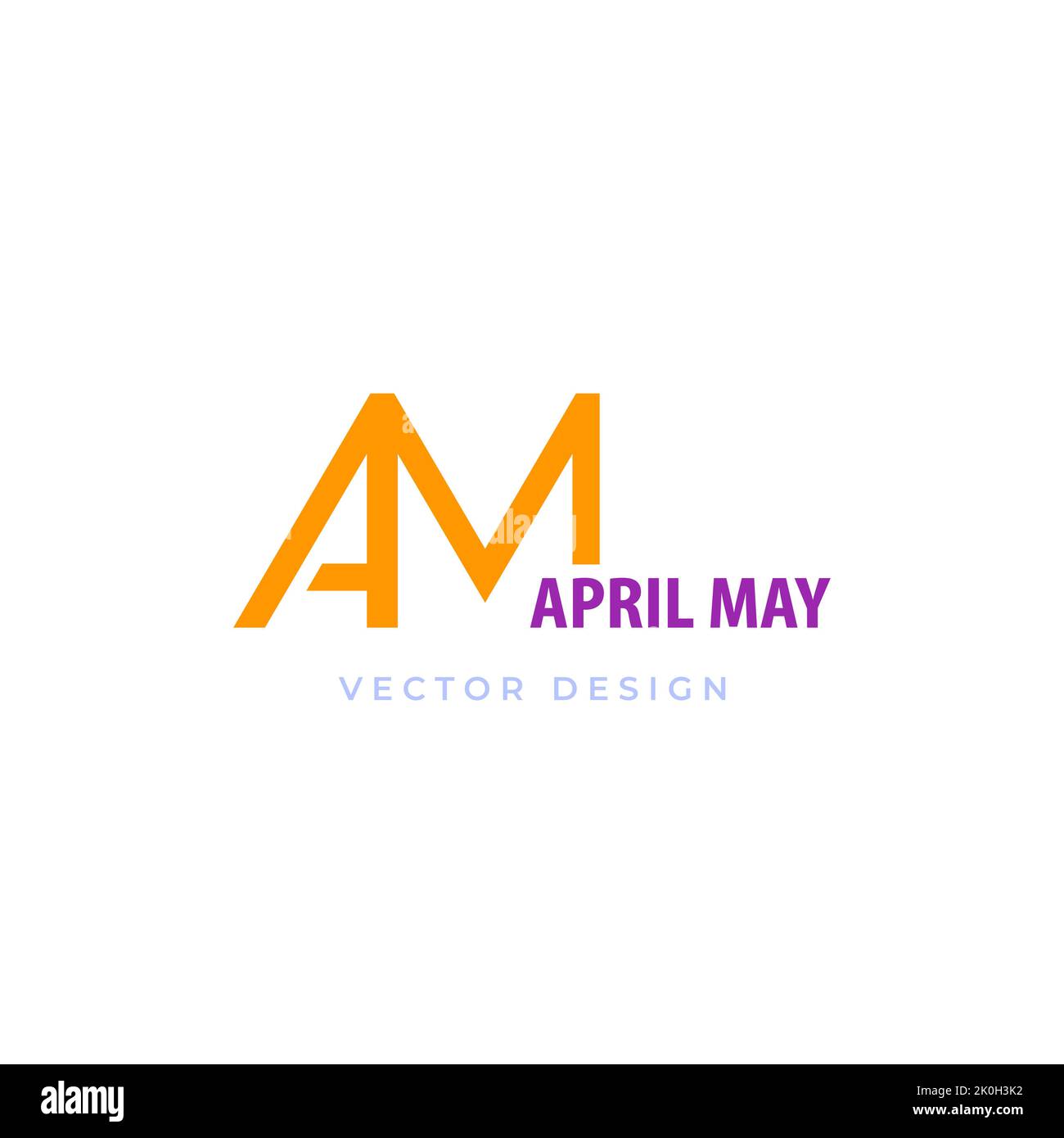 AM letters logo, monogram design Stock Vector Image & Art - Alamy