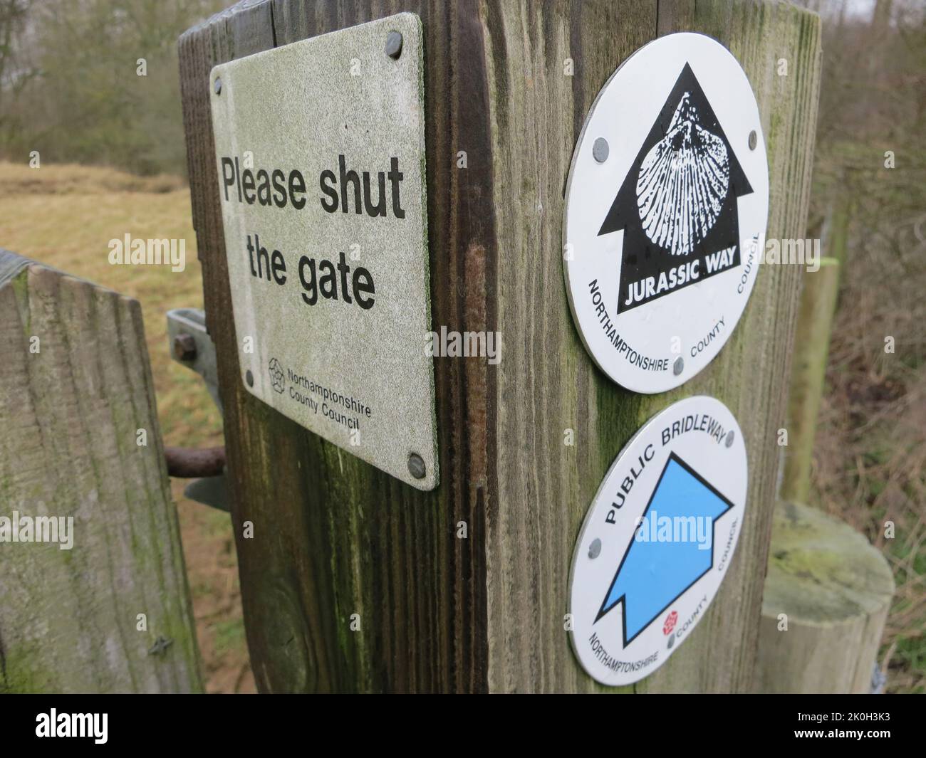 The Jurassic Way Long-distance trail. England. UK Stock Photo - Alamy