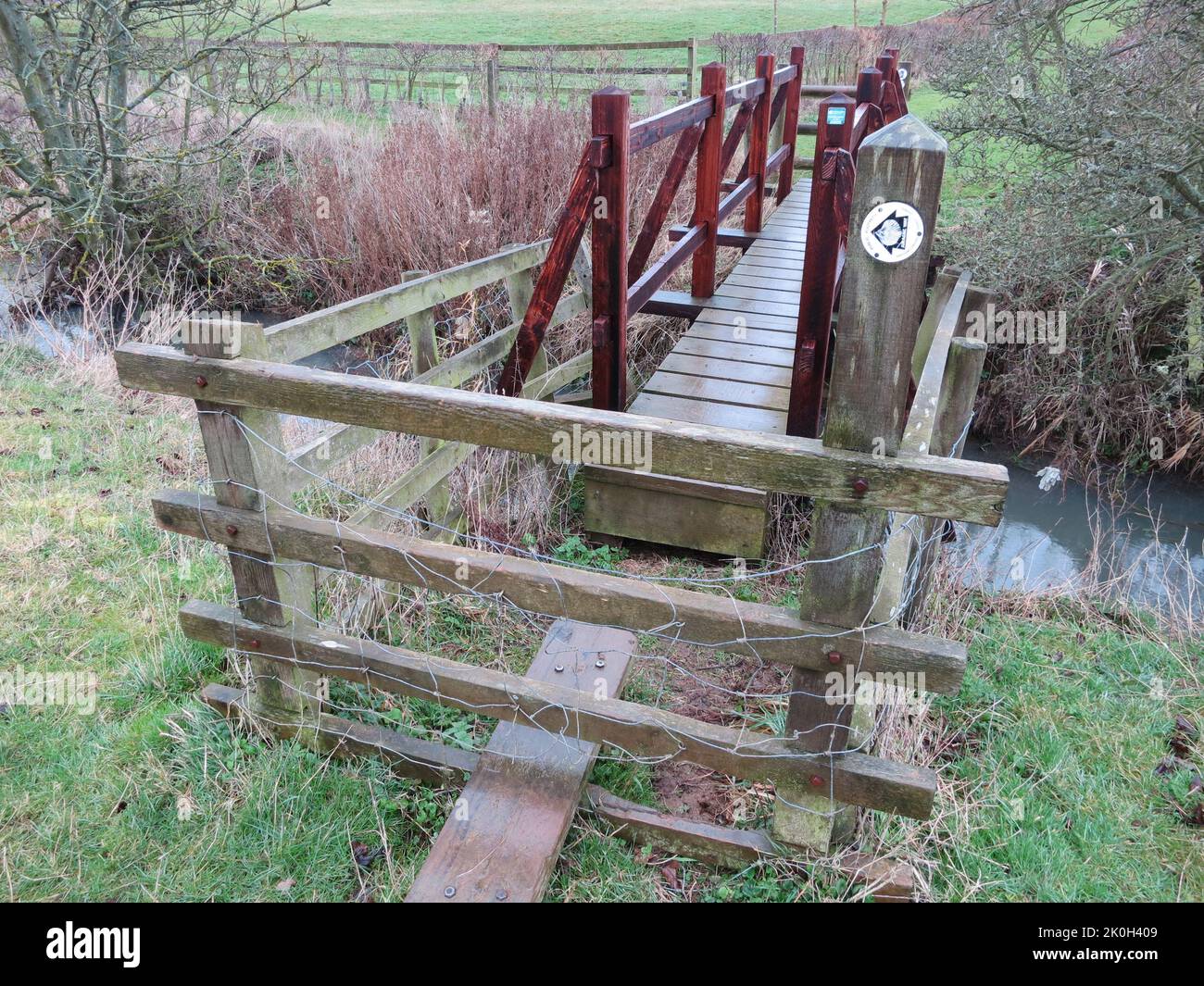 The Jurassic Way Long-distance trail. England. UK Stock Photo - Alamy