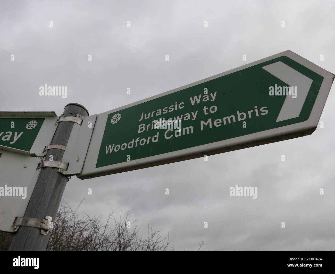 The Jurassic Way Long-distance trail. England. UK Stock Photo - Alamy