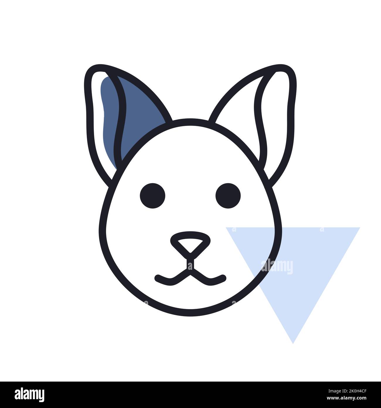 Cat isolated icon. Farm animal vector illustration. Agriculture sign ...