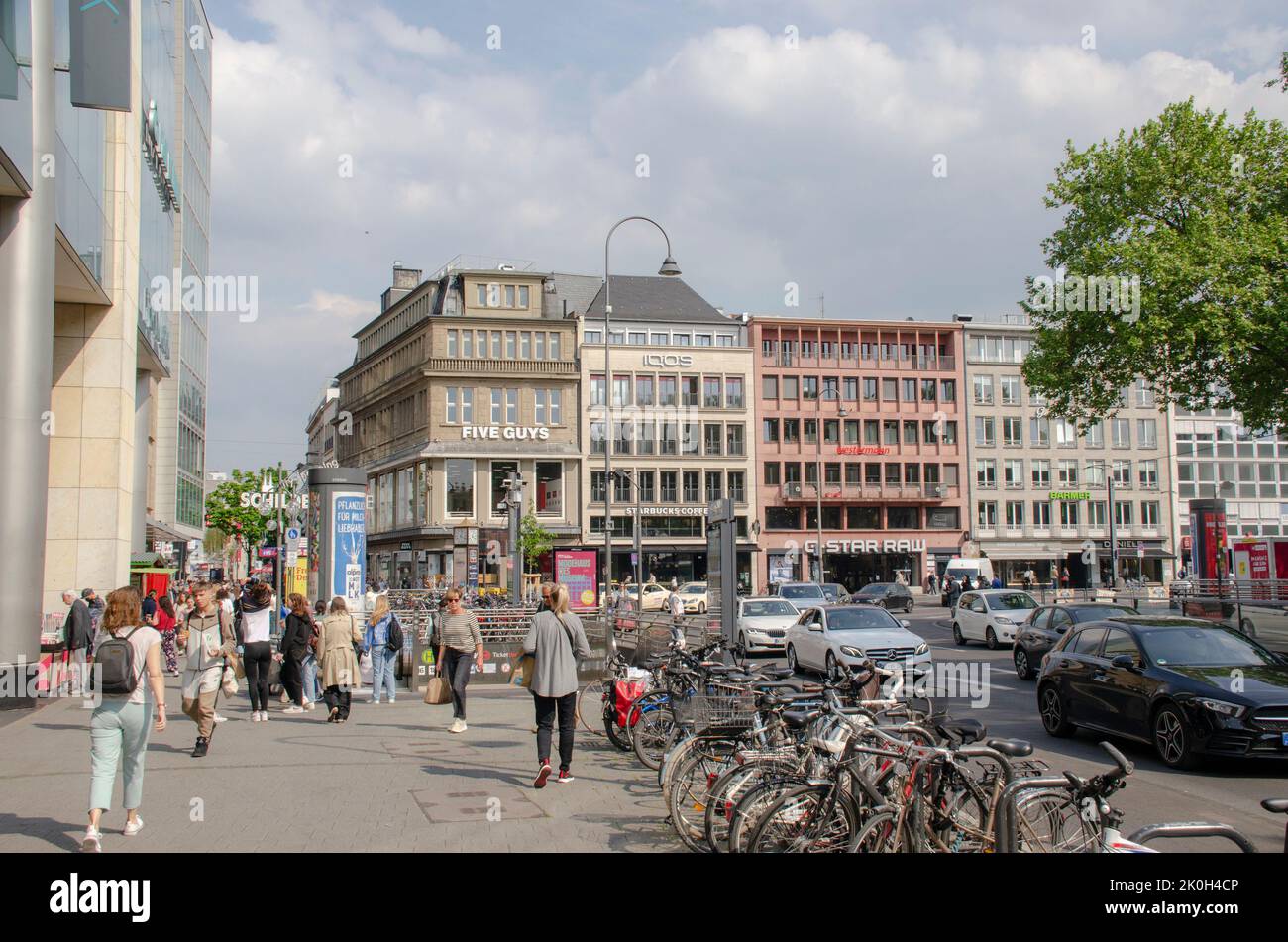 Cologne August 2022: Cologne Neumarkt - a square with history ... The ...