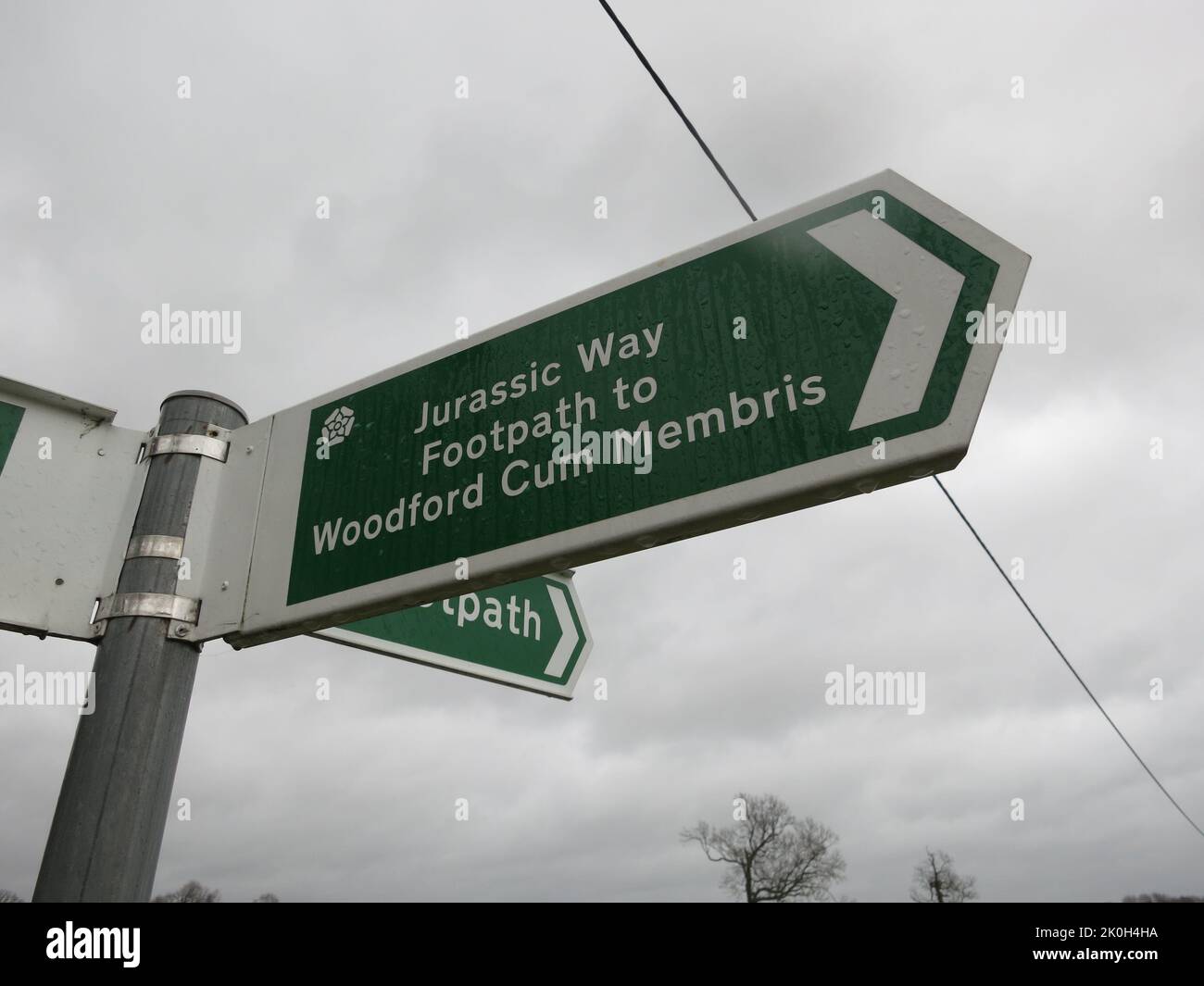 The Jurassic Way Long-distance trail. England. UK Stock Photo - Alamy