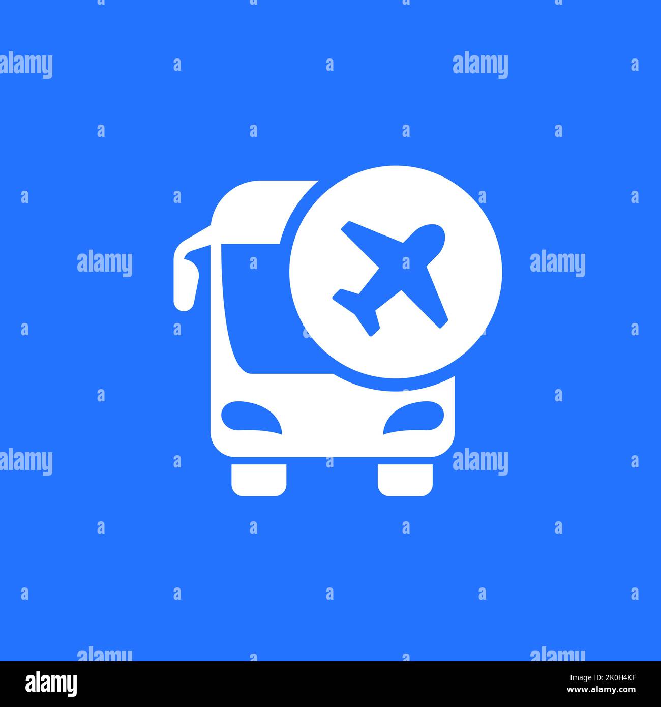 bus transfer to airport icon Stock Vector Image & Art - Alamy