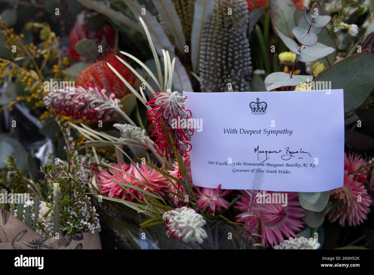 Monday 12th September 2022, Sydney,Australia. Her Excellency the ...