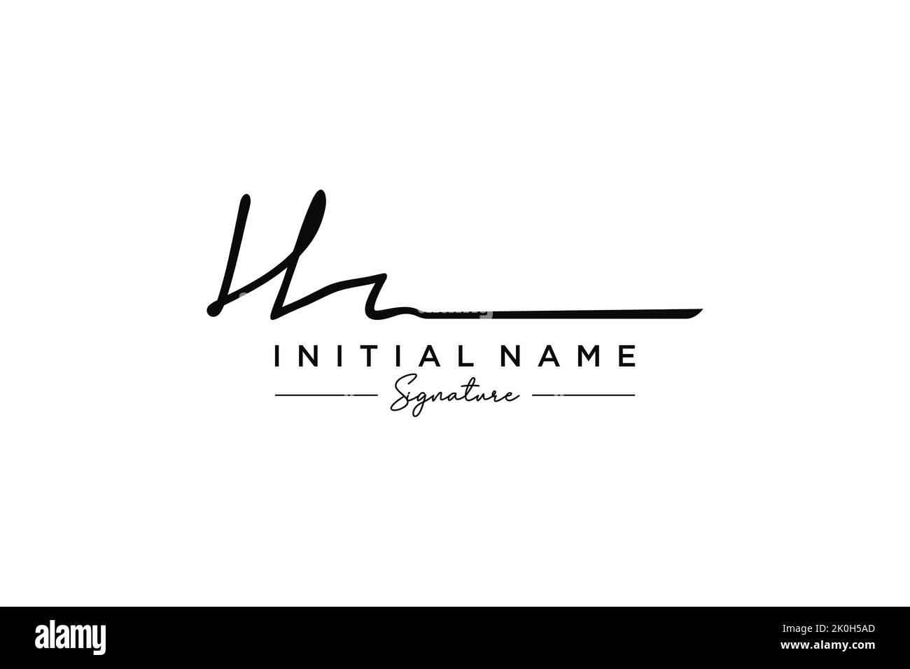 Hr signature hi-res stock photography and images - Alamy