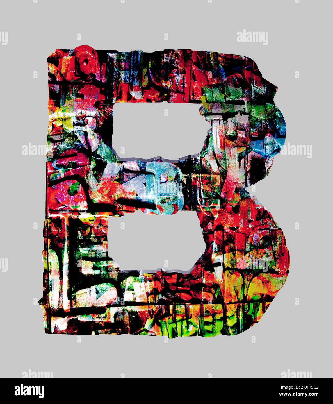 Alphabet letters spray paint abc hi-res stock photography and images ...