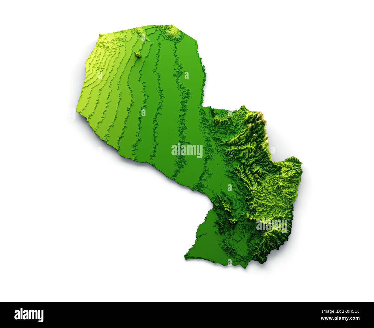 A 3D rendering of the Sierra Leone map Geography Cartography and ...