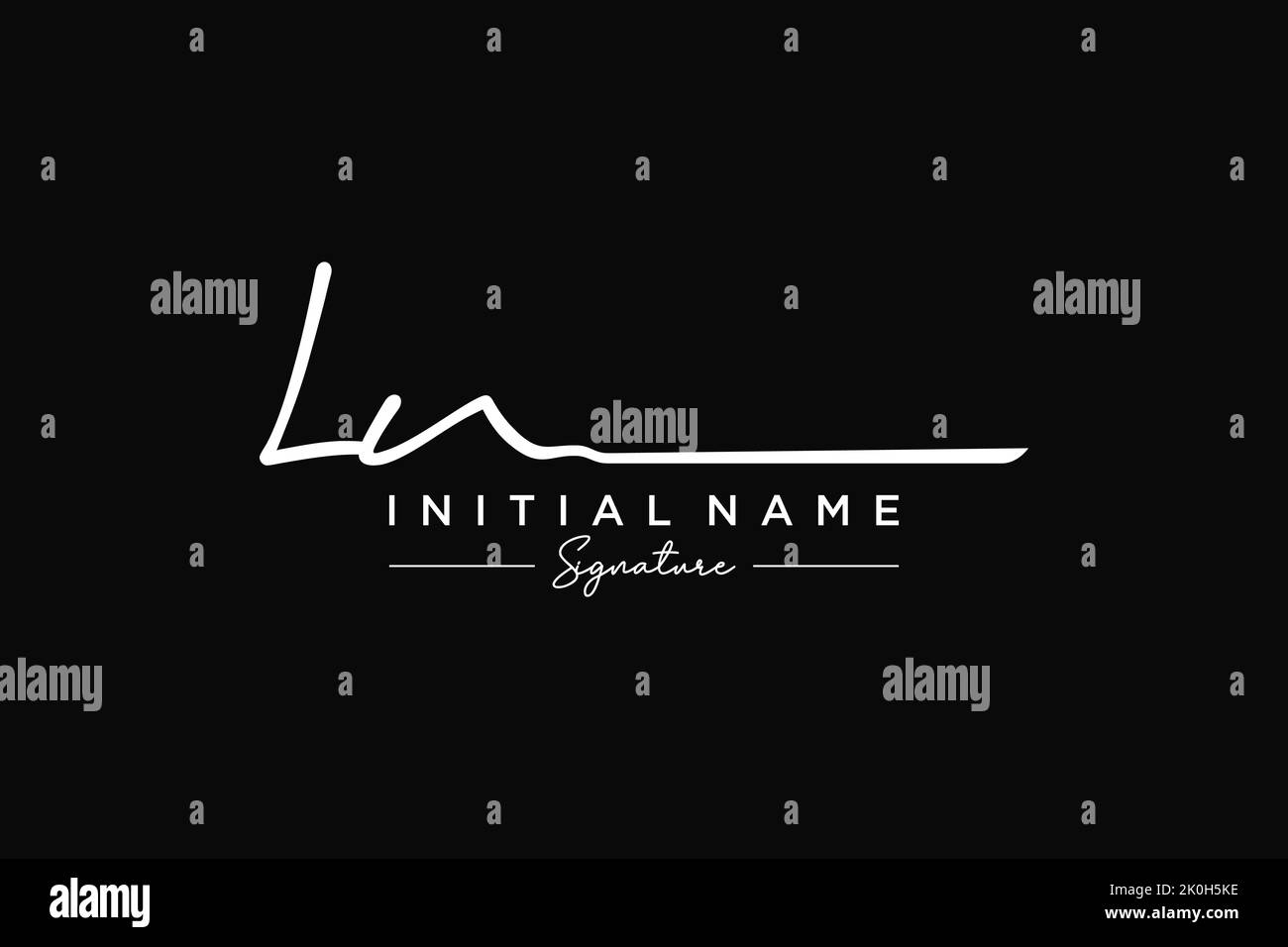 Ln signature Black and White Stock Photos & Images - Alamy