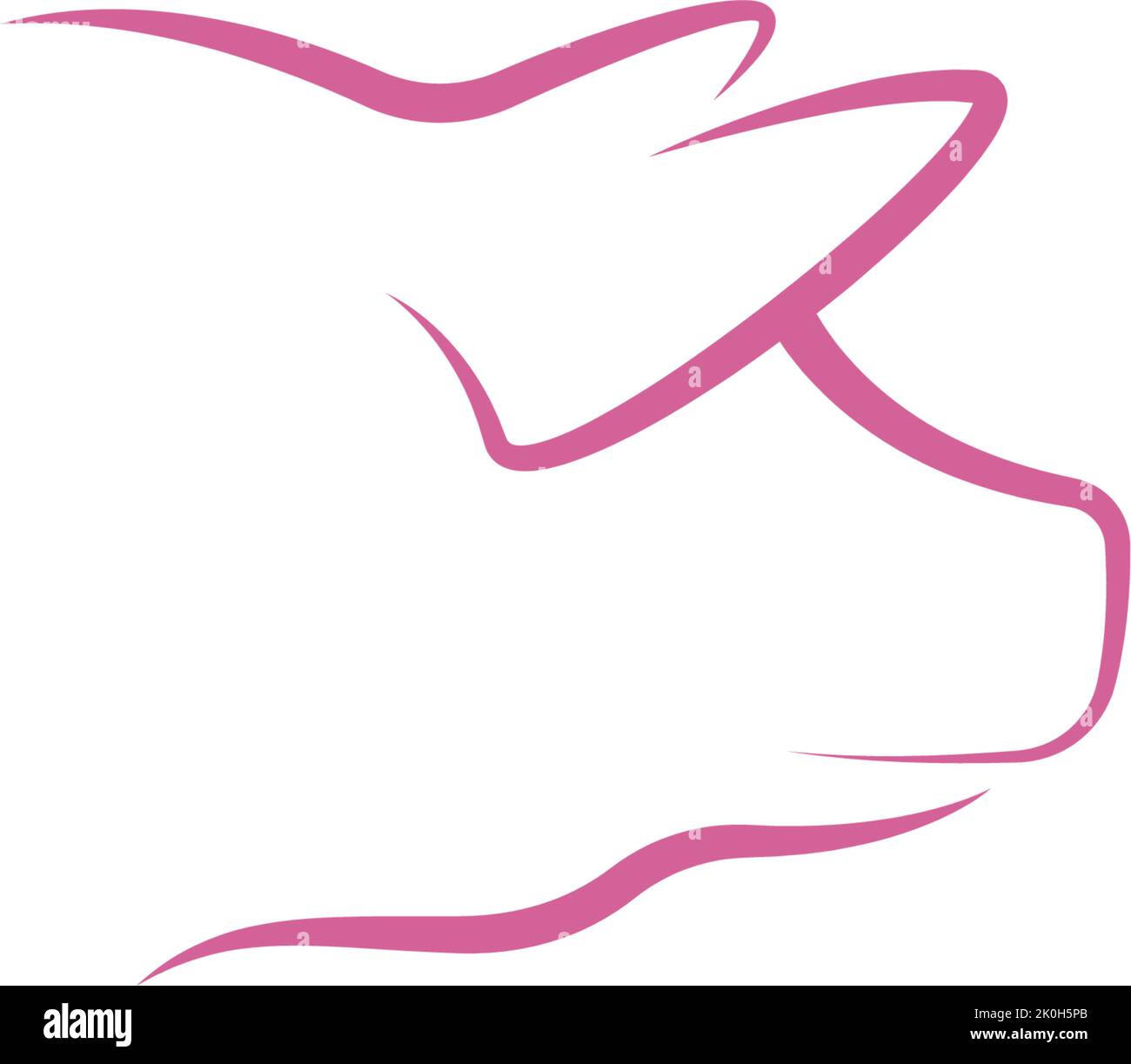 Pig icon logo design illustration template Stock Vector Image & Art - Alamy