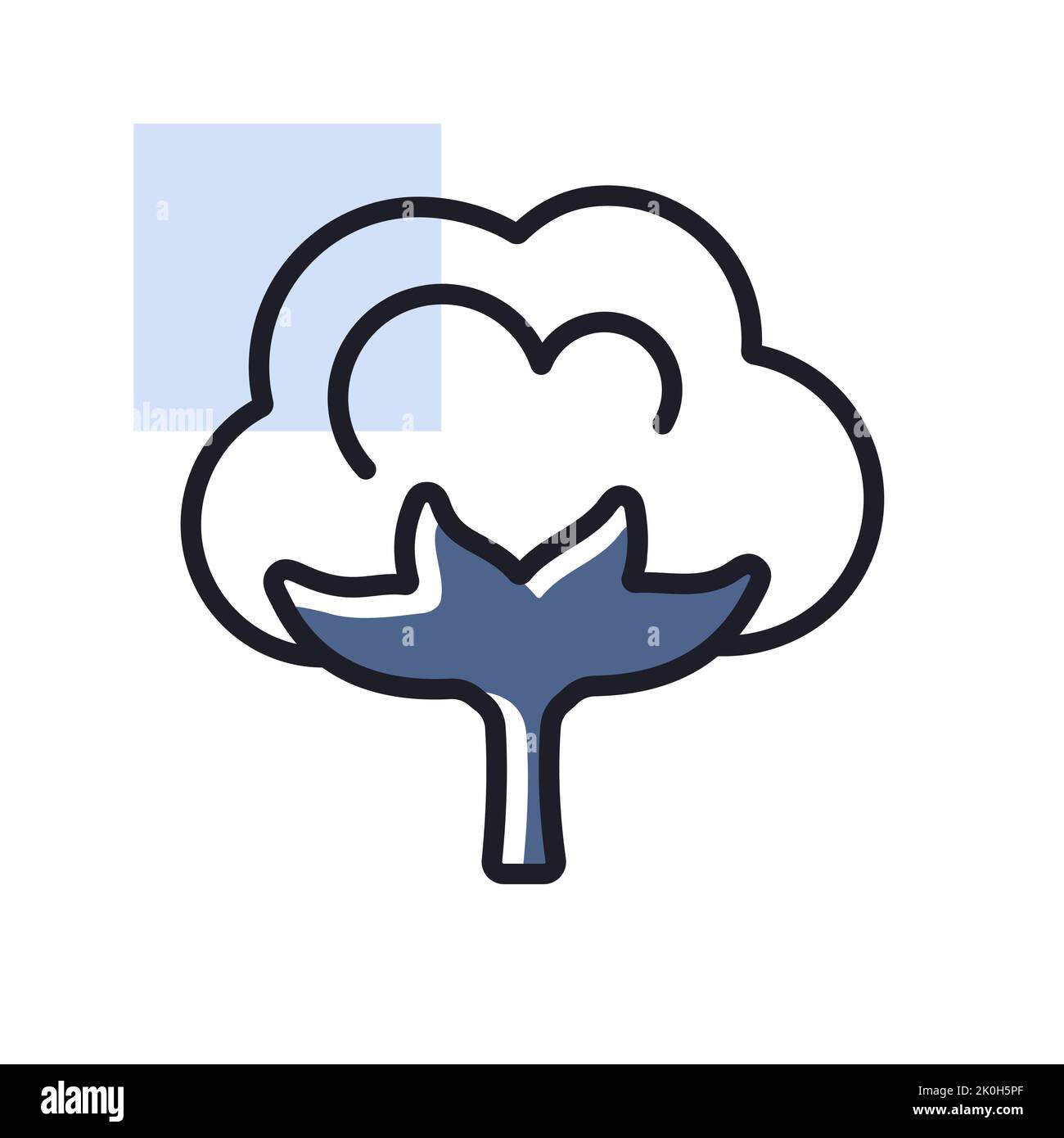 Cotton isolated icon. Agriculture sign. Graph symbol for your web site ...