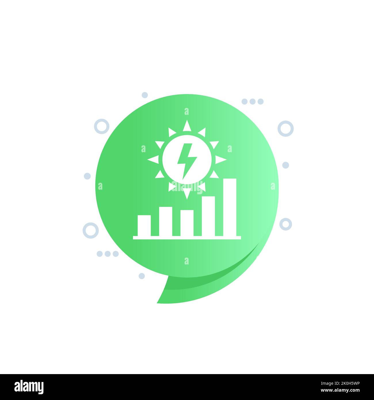 solar energy production level icon Stock Vector Image & Art - Alamy