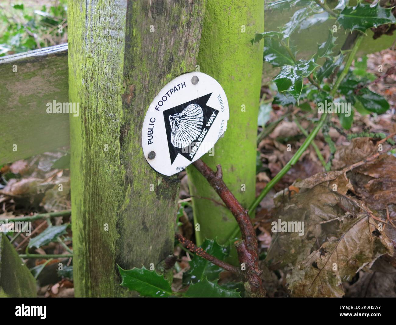 The Jurassic Way Long-distance trail. England. UK Stock Photo - Alamy