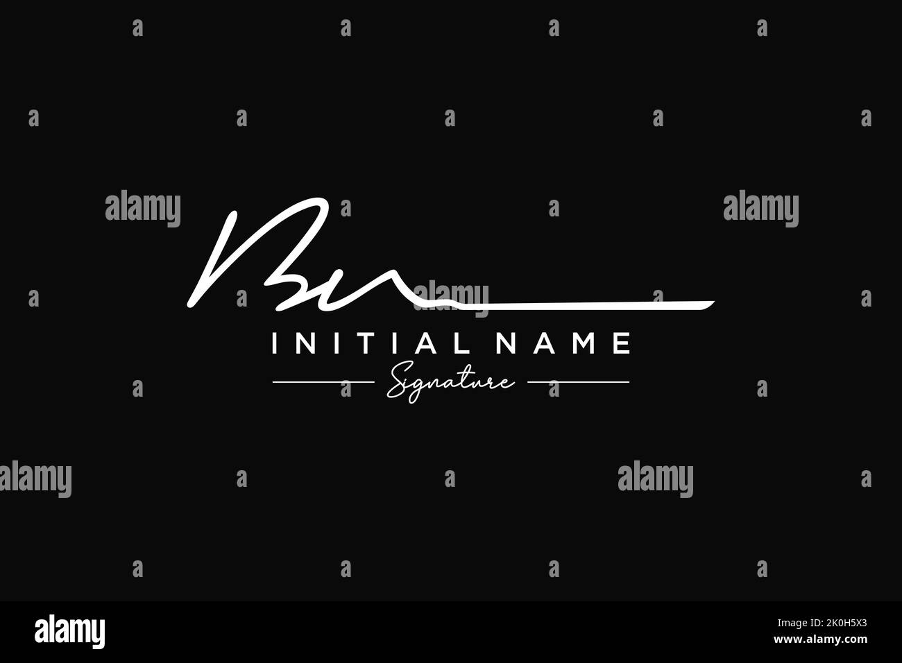 Bn signature hi-res stock photography and images - Alamy