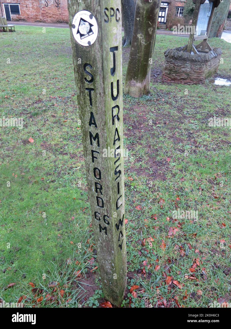 The Jurassic Way Long-distance trail. England. UK Stock Photo - Alamy