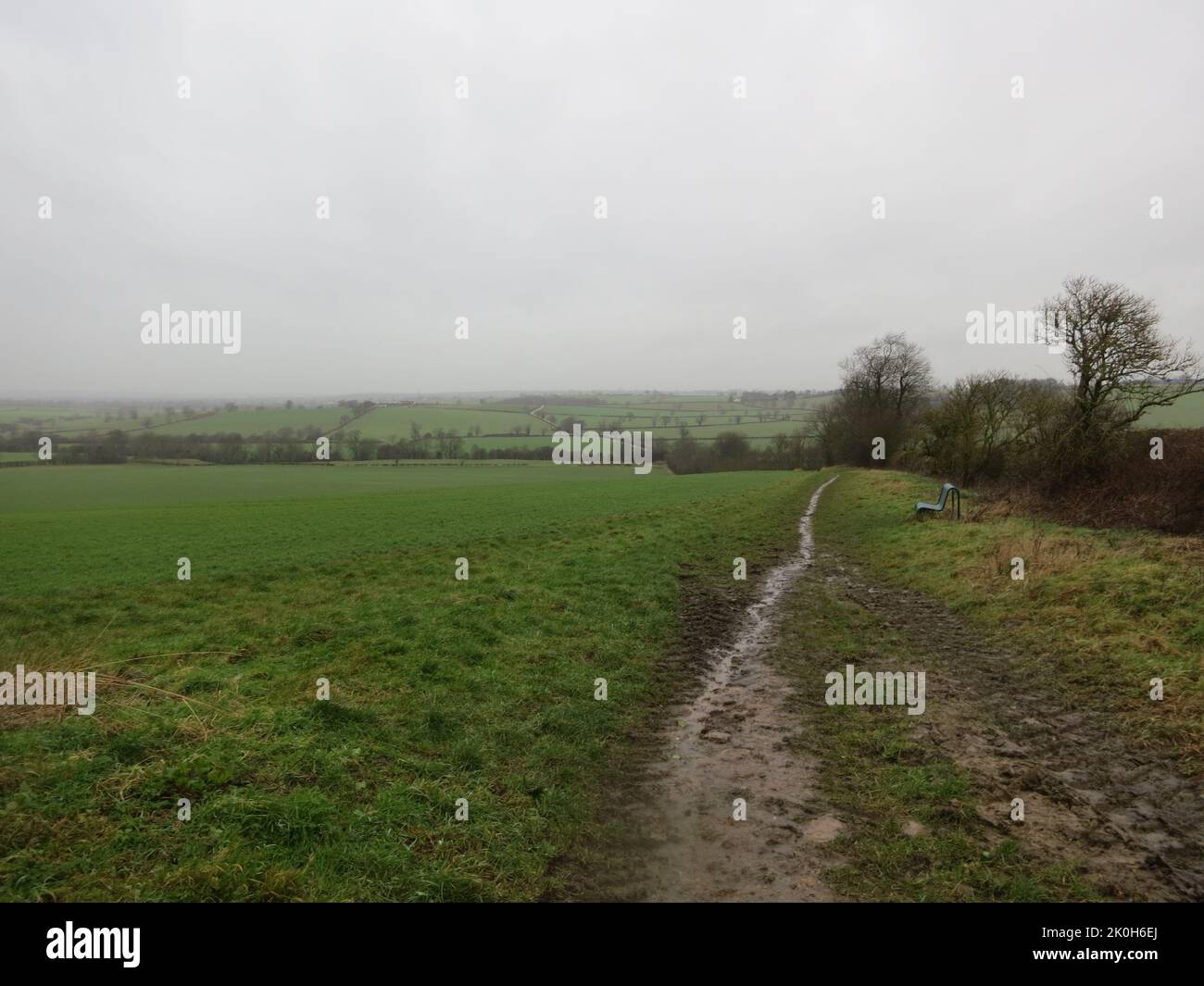 The Jurassic Way Long-distance trail. England. UK Stock Photo - Alamy