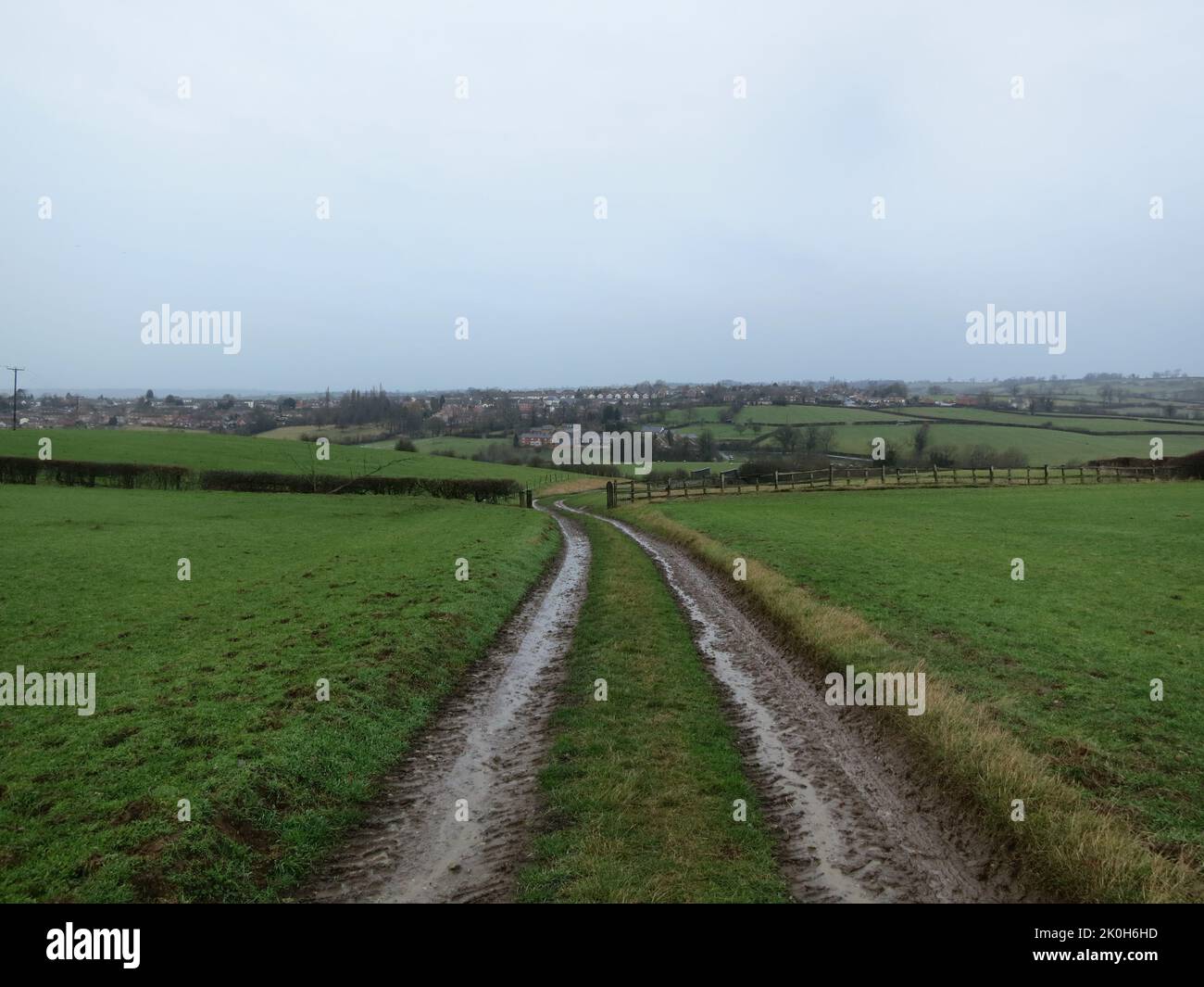 The Jurassic Way Long-distance trail. England. UK Stock Photo - Alamy