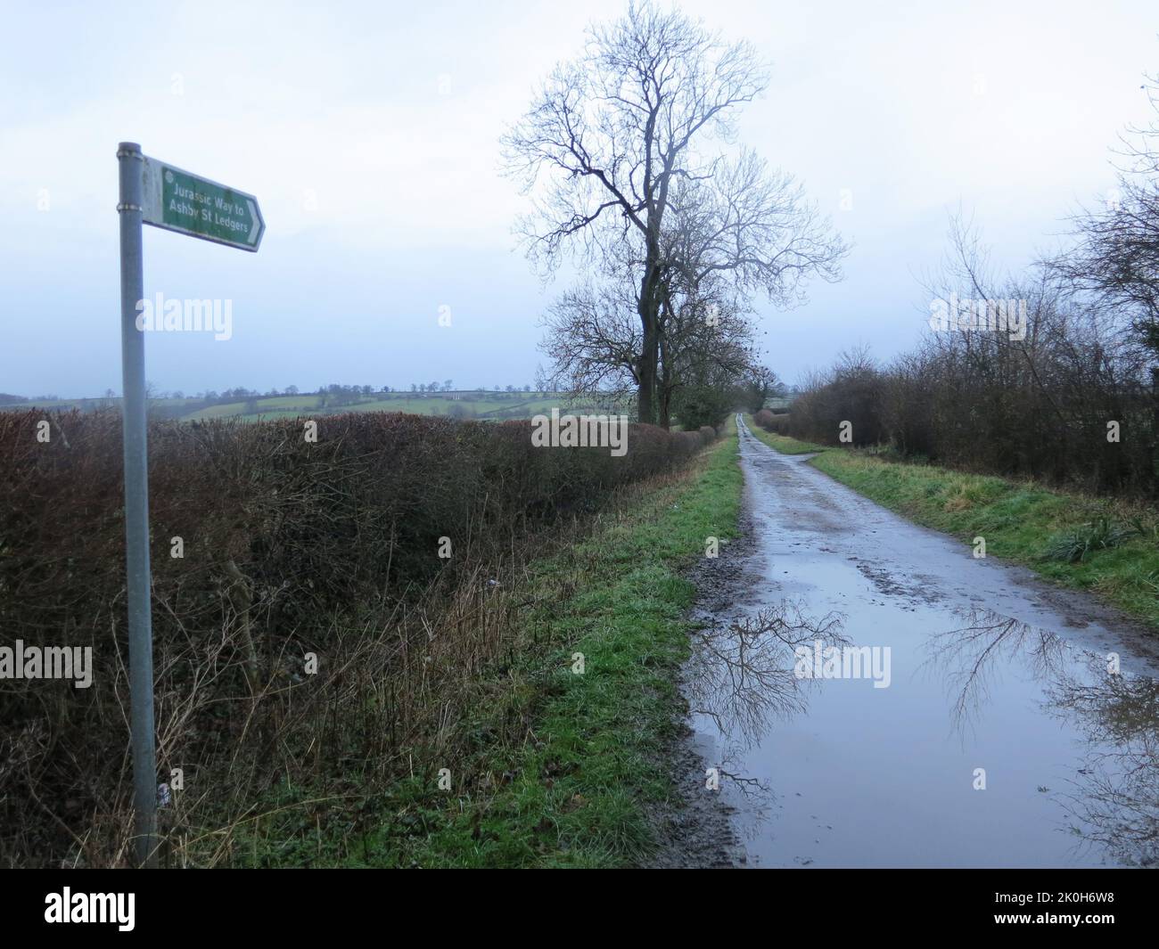 The Jurassic Way Long-distance trail. England. UK Stock Photo - Alamy