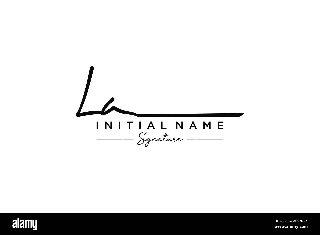 Alphabet la logo Cut Out Stock Images & Pictures - Alamy