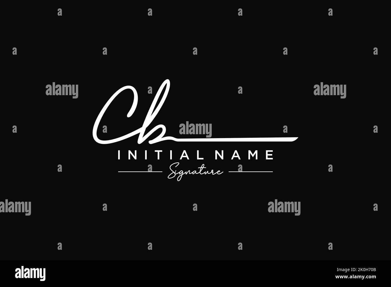 Signature cb hi-res stock photography and images - Alamy