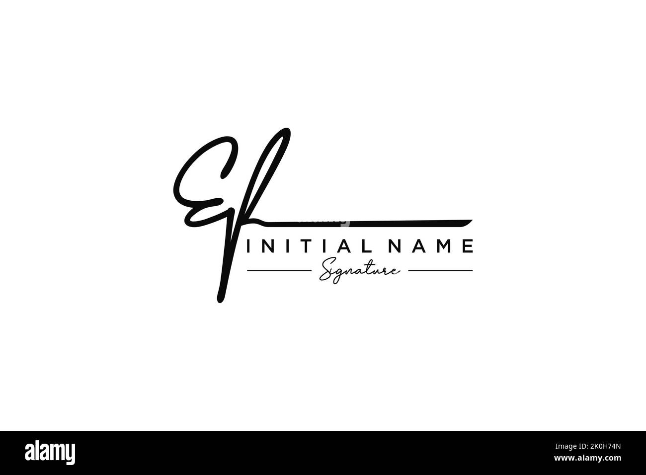 Ef signature hi-res stock photography and images - Alamy