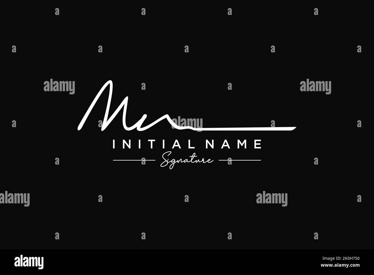 Letter mn logo Black and White Stock Photos & Images - Alamy