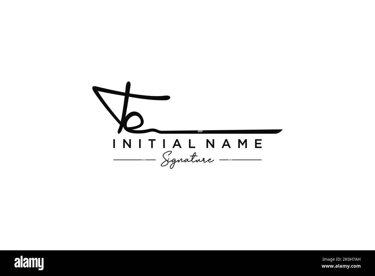 Te signature hi-res stock photography and images - Alamy