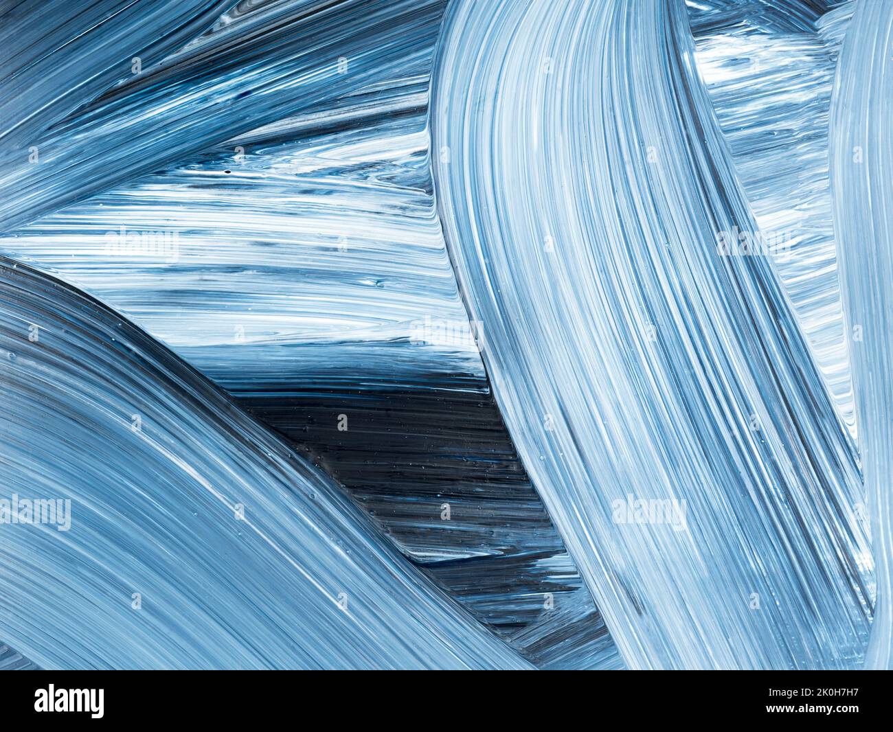 Blue brush texture, art, creative abstract hand painted background ...