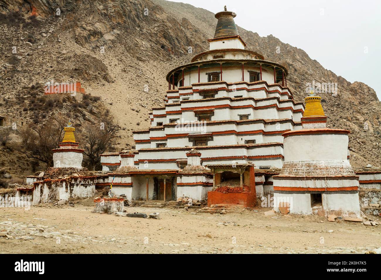 Great Jonang Kumbum (XIV/XV century) complex, Tibet, China Stock Photo ...