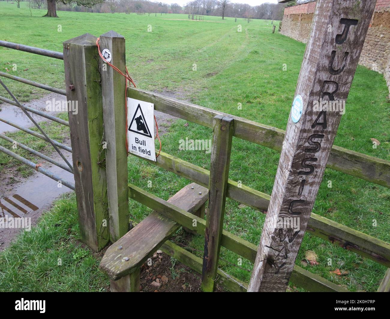The Jurassic Way Long-distance trail. England. UK Stock Photo - Alamy