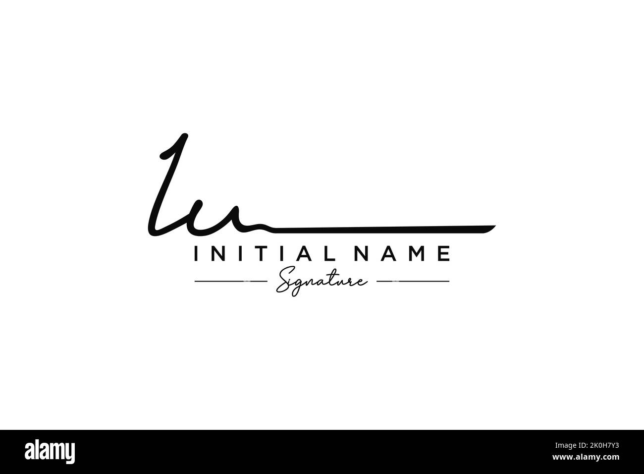 Iu signature hi-res stock photography and images - Alamy